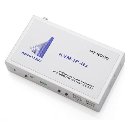 Apantac KVM IP RX KVM Receiver Over IP With USB Mouse And Keyboard Over Gigabit Ethernet LAN