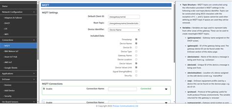Setting Up The Mqtt Connection On Your Gateway