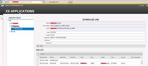 Step By Step Procedure To Schedule Job In SAP HANA SAP Community