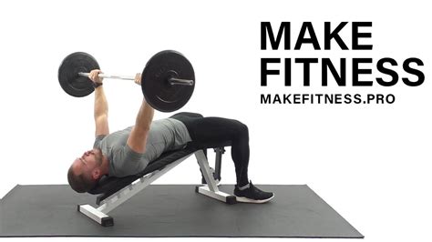 Жим штанги лежа головой вниз Низ грудных мышц Youtube