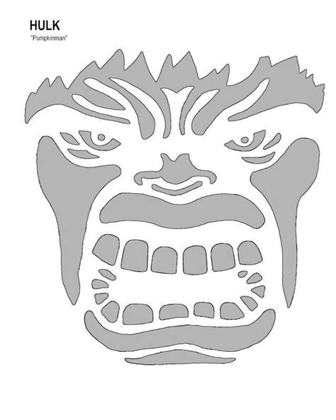 Printable Superhero Pumpkin Stencil Printable Word Searches