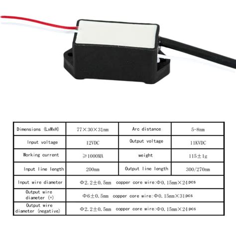 Dc 12v Hoogspanning Pulsgenerator Dc 3kv 11kv Supe Grandado