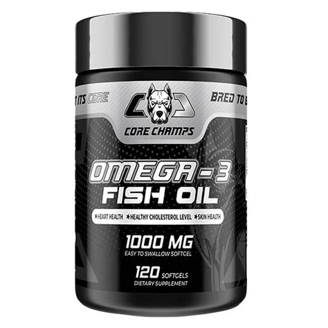 Core Champ Omega 3 Fish Oil 120 Softgels A1 Protein