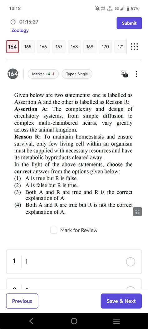 Assertion And Reason Question Given Below Are Two Statements One Is Labe