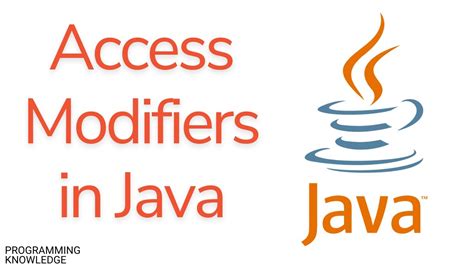 Java Tutorial For Beginners Access Modifiers In Java Youtube