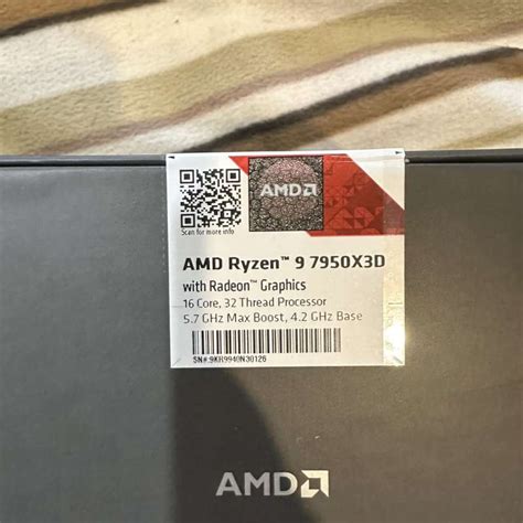 Amd Ryzen 7 7800x3d Am5 Desktop Processor With Amd Radeon Graphics 8 Cores And 16 Threads 5 Ghz