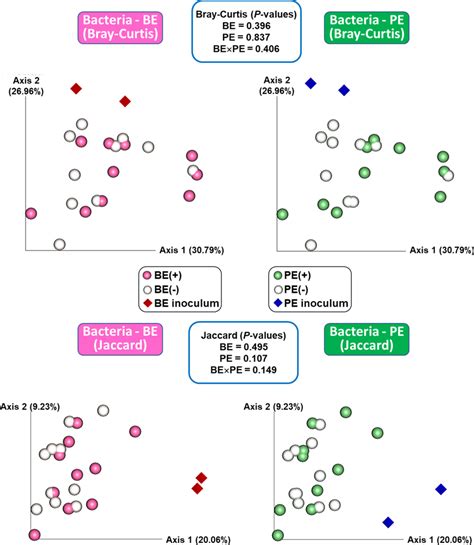 Principal Coordinates Analysis Pcoa Plot Based On Braycurtis And Download Scientific Diagram