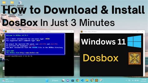 How To Download And Install Dosbox In Windows 11 Setup Dosbox 2023 Youtube