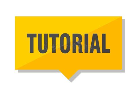 Tutorial Price Tag Stock Vector Illustration Of Tutorial 118881545