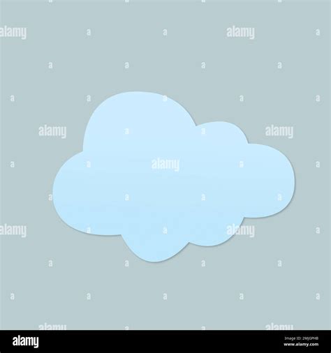Cute Cloud Sticker Printable Weather Clipart Vector Stock Vector Image And Art Alamy
