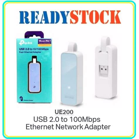 Jual TP LINK UE200 USB 2 0 To 100Mbps Ethernet Network Adapter Jakarta Pusat READY 2 CONNECT