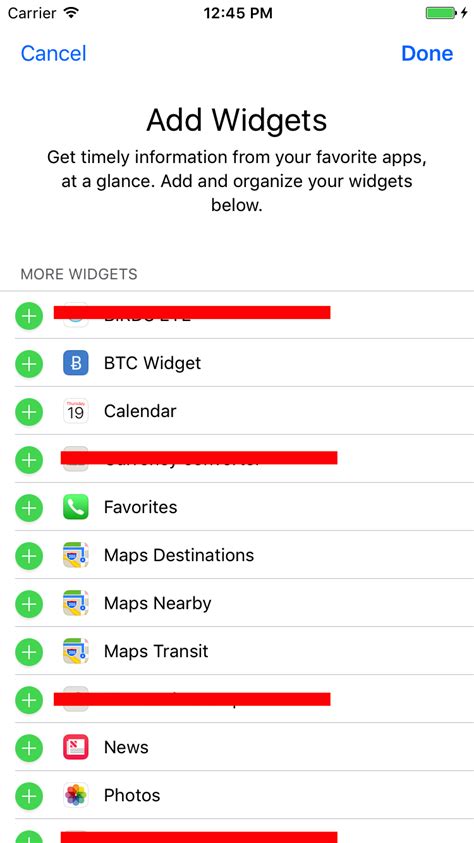 Ios How To Open Add Widgets View From App Stack Overflow