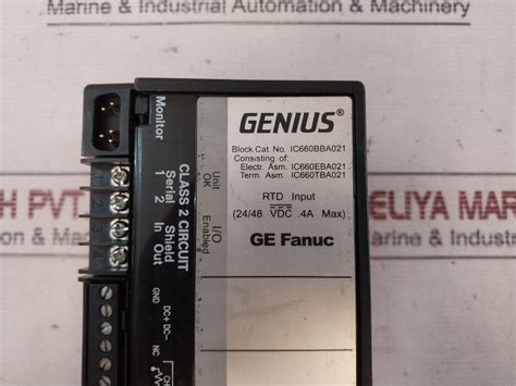 Ge Fanuc Ic660bba021 I O Module Aeliya Marine