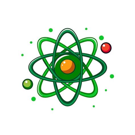 Holographic Atom With Vibrant Shifting Electron Orbitals Premium Ai Generated Vector