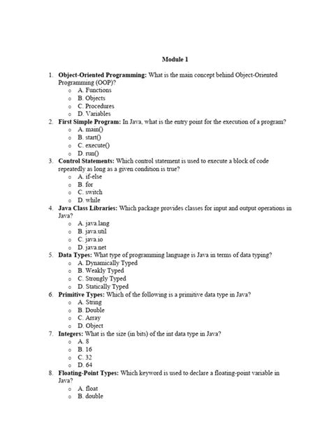 Mcq Questions Download Free Pdf Method Computer Programming