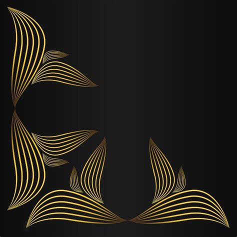 Premium Vector Abstract Gold Geometric Ornament Design Element