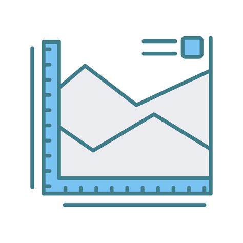 Spline Chart Vector Icon Vector Art At Vecteezy