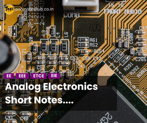 Analog Electronics Short Notes Pdf Part New Topic