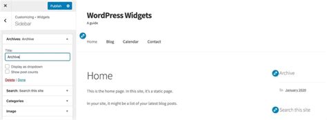 Wordpress Widgets How To Add And Use Them Complete Guide