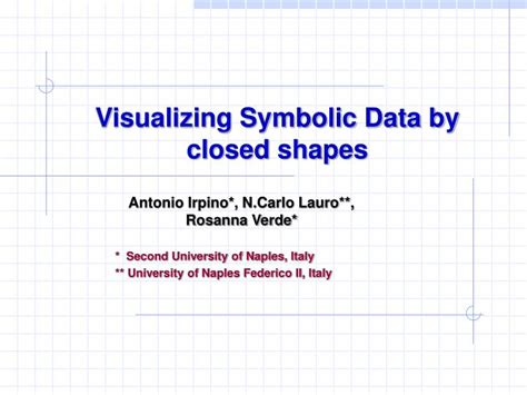 Ppt Visualizing Symbolic Data By Closed Shapes Powerpoint