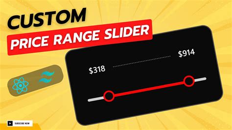 Double Range Price Slider React Js And Tailwind Css Double Range Slider