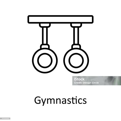 체조 벡터 개요 아이콘 디자인 그림 흰색 배경 Eps 10 파일에 기타 기호 Championship에 대한 스톡 벡터 아트 및 기타 이미지 Championship 경쟁