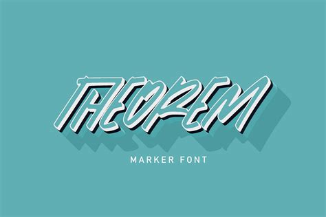 Theorem Font By Vunira Creative Fabrica