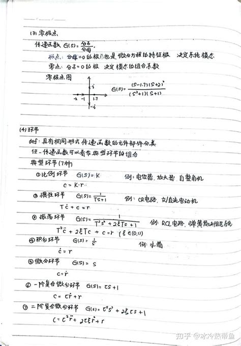 自动控制原理笔记 知乎