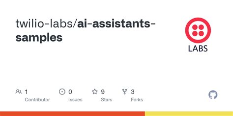 Github Twilio Labsai Assistants Samples