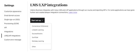 Udemy Business에서 Rest Api 자격 증명 찾는 법 Udemy Business
