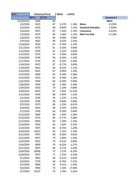 latihan capm cal pdf investment management applied mathematics