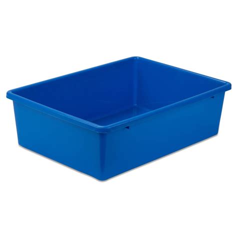 Blue Large Plastic Sorter Bin Overstock