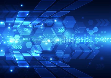 Abstract Vector Engineering Technology Background Illustration Stock Vector Illustration Of