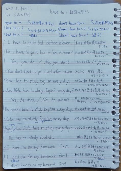 here we go！ 中学2年 unit 5．daily life [scene 5]