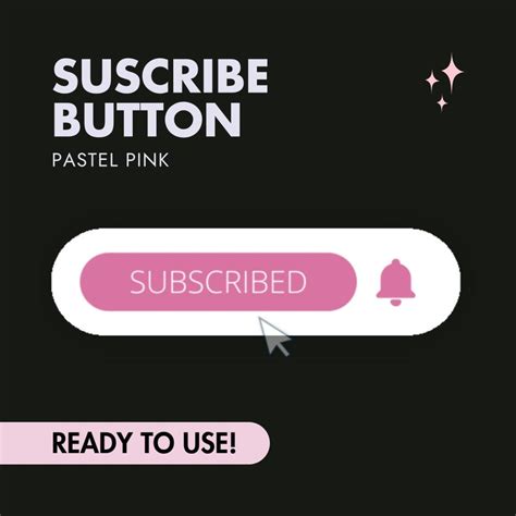 READY TO USE Youtube Animated Subscribe Button For Youtube Videos Bell Notification Digital