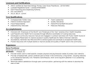 Fnp Babe Resume Nurse Practitioner Resume Sample Professional Resume Williamson Ga Us
