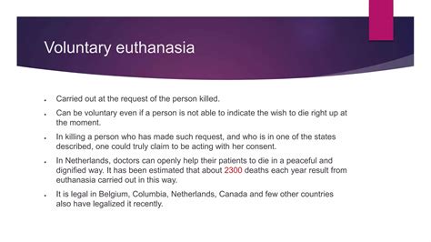 Seminar Ethics Of Euthanasiapptx