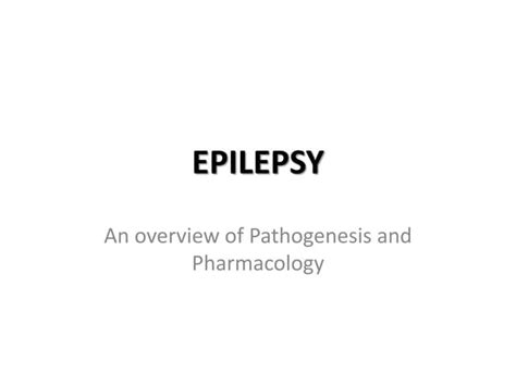 Epilepsy Pptx