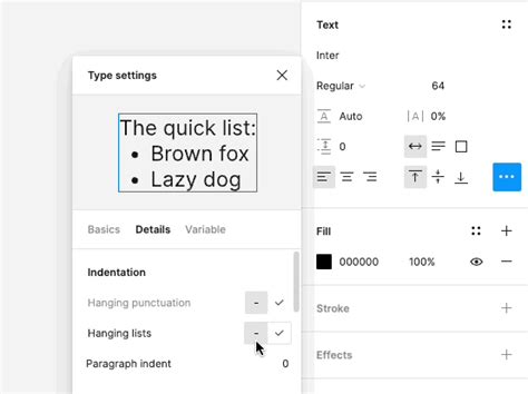 Explore Text Properties Figma Learn Help Center
