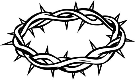 Crown Of Thorns Coloring Sheet