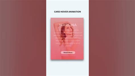 Css Card Hover Animation Shorts Youtube