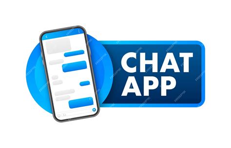 Premium Vector Chat Interface Application With Dialogue Window Clean Mobile Ui Design Concept