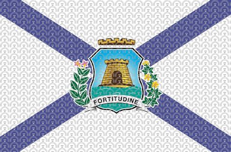 Imagem Digital Da Bandeira Da Cidade De Fortaleza Ce Br