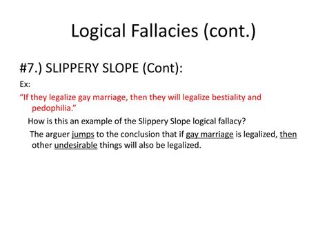 PPT Logical Fallacies PowerPoint Presentation Free Download ID 1367464