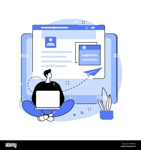 Create Class Isolated Cartoon Vector Illustrations Elearning Teaching