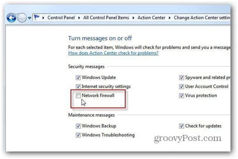 Windows Disable The Firewall Notification
