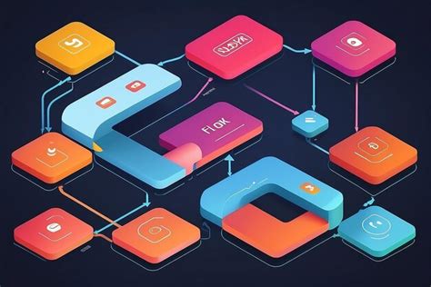 Premium Photo User Flow Concept Illustration