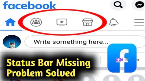 Facebook Status Bar
