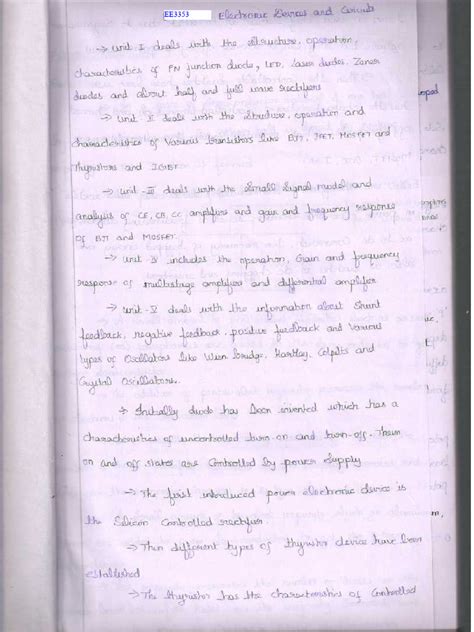 Ec3353 Electron Devices And Circuits 02 By Pdf