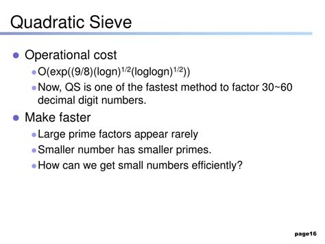 Ppt A Survey On Factoring Large Numbers ～ 巨大数の因数分解に関する調査 ～ Powerpoint